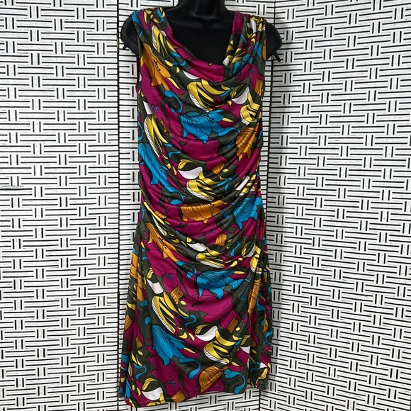LIV | Dresses | Liv Collection Ruched Lightweight Floral Dress | Poshmark